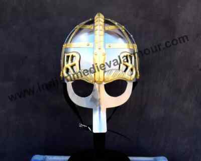 Medieval Anglo Saxon Knight Armour SCA Vendel Helmet Valsgarde ...