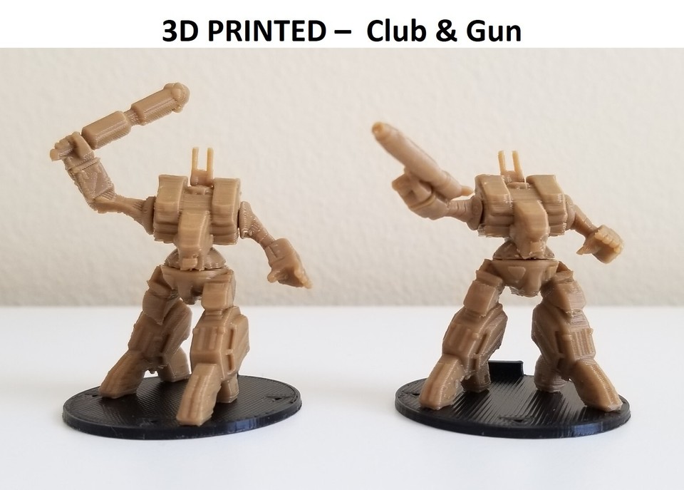 3D Printed Robotech RPG Tactics Gladiator/Spartan Destroid Macross Set ...