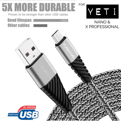 🆕 10FT TrueProve® USB Power Cable For Blue Yeti Nano Yeti X Microphone ...