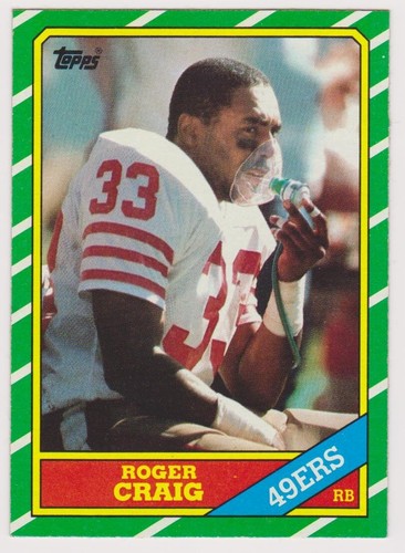 1986 Topps Roger Craig card #157 San Francisco 49ers NFL | eBay