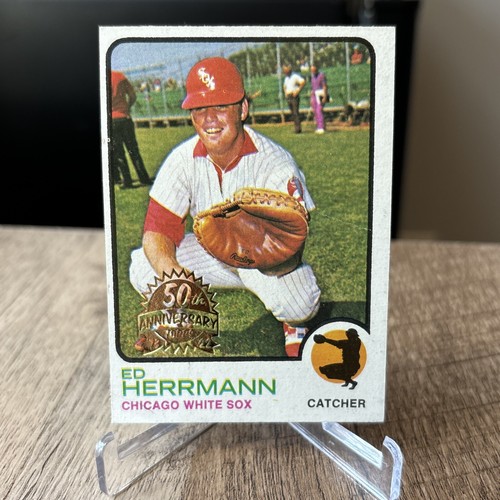 2022 Topps Heritage High ED HERRMANN White Sox #73 Buyback 1973 50th ...
