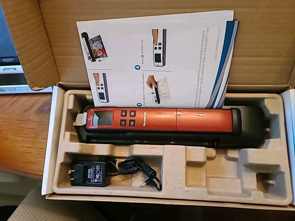 Pandigital Hand-Held Wand Scanner With Feeder Dock - Purple | eBay