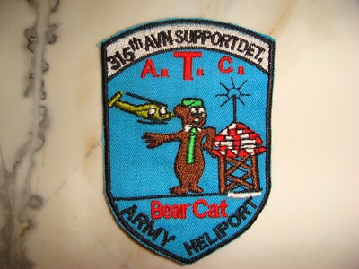 US ARMY HELIPORT 315th AVIATION SUPPORT DETACHMENT BEAR CAT, VIETNAM ...