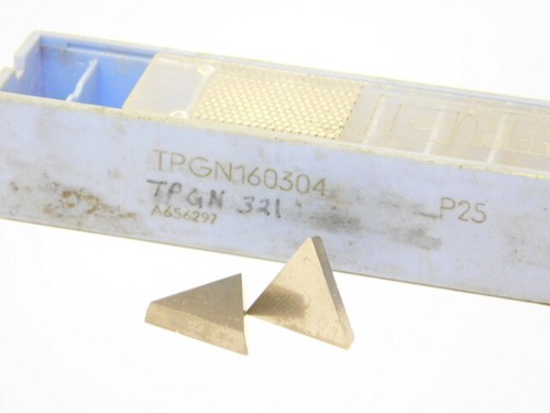 NEW SURPLUS 9PCS. HERTEL TPGN 160304 GRADE: P25 CARBIDE INSERTS | eBay