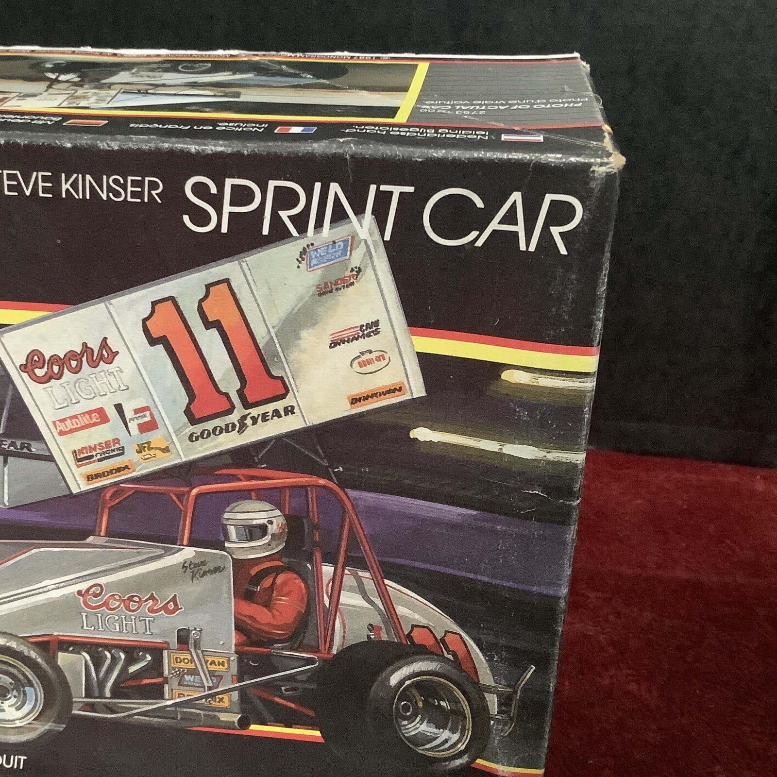 Monogram Steve Kinser 11 World of Outlaws Coors Sprint Car Model Kit ...