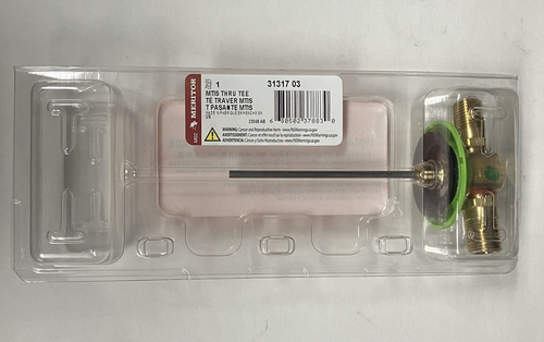 MERITOR 31317-03 Thru Tee 3.5" Dual Wheel Tire Inflation System PSI | eBay