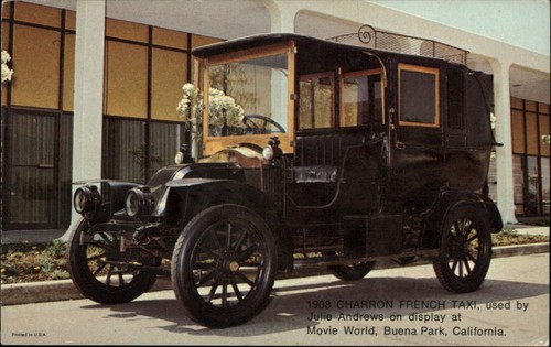 1908 Charron French Taxi Julie Andrews Pontiac MI Chrysler Service ...