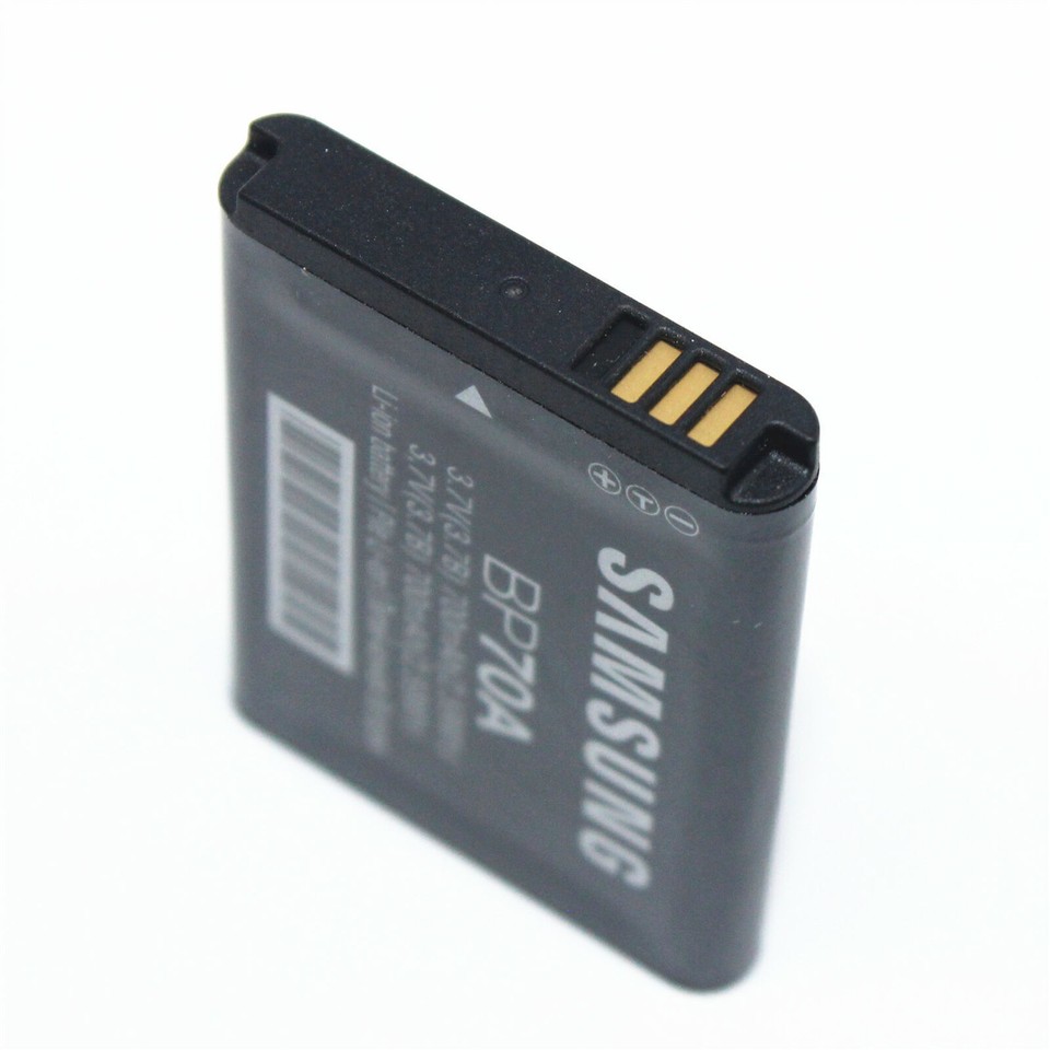 Camera battery BP70A For Samsung SL50 ES65 ES75 PL80 PL200 SL605 AQ100 ...