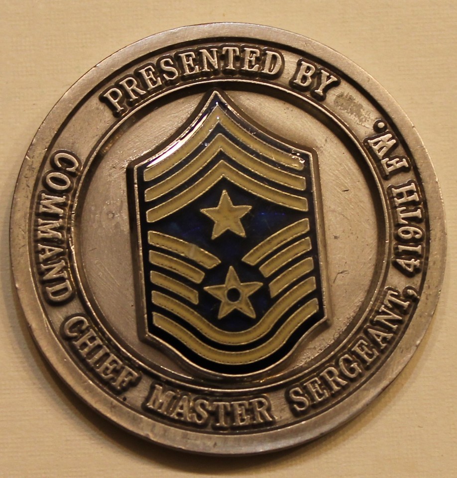 419th Fighter Wing Command Chief Master Sergeant CMSgt Air Force ...