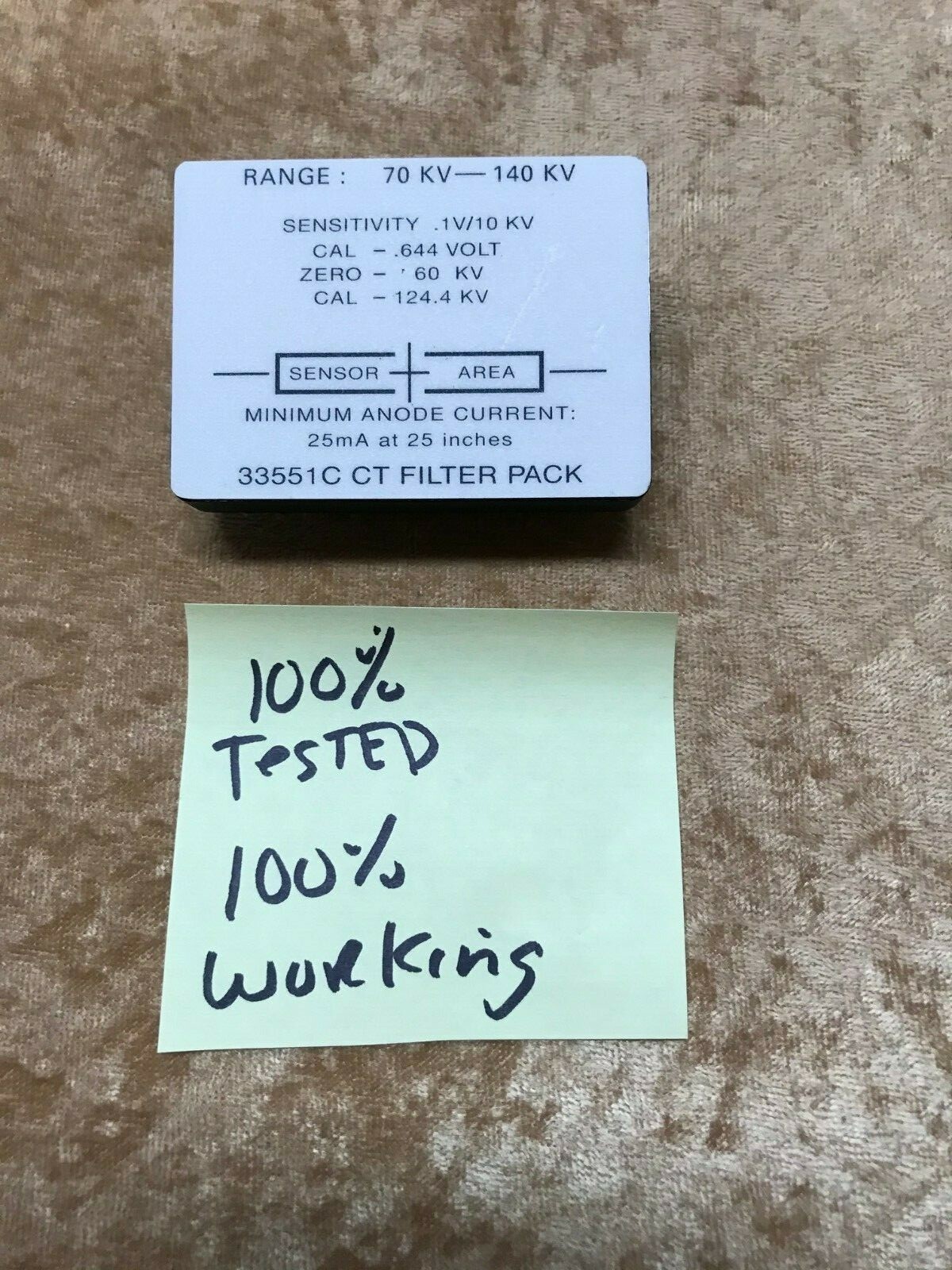 CT KVp pack Cardinal Health Fluke TNT triad xray test meter unfors ...