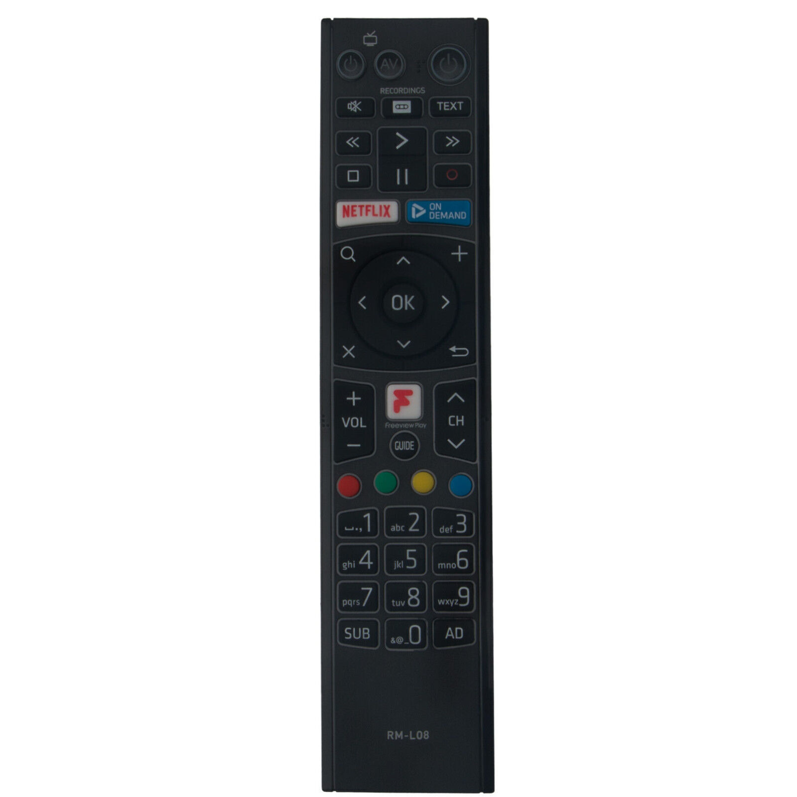 RM-L08 Replacement Remote Fit for Humax TV Recorder FVP-4000T FVP-5000T ...