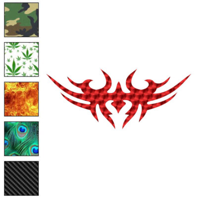 Tribal Flourish Design, Vinyl Decal Sticker, 40 Patterns & 3 Sizes ...