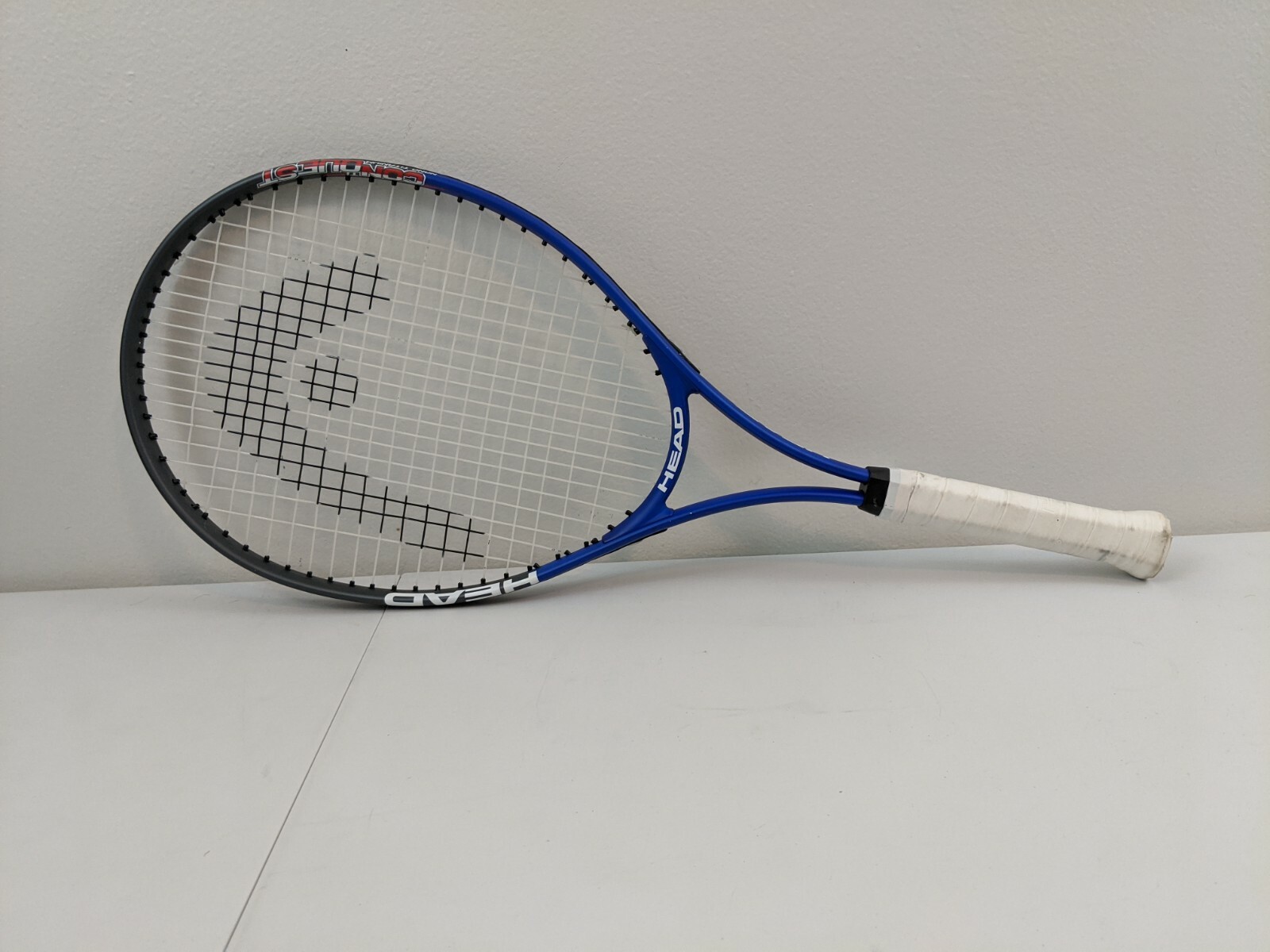 Head Ti Conquest Nano Titanium Tennis Racket Grip 4 1/4-4 Blue White | eBay