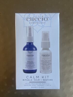 Cuccio Somatology Yogahhh CALM KIT Pause Meditation Mist & Cooling Spot ...