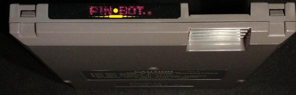 Pinbot Pin Bot Authentic Nintendo NES EXMT condition COMPLETE n box ...