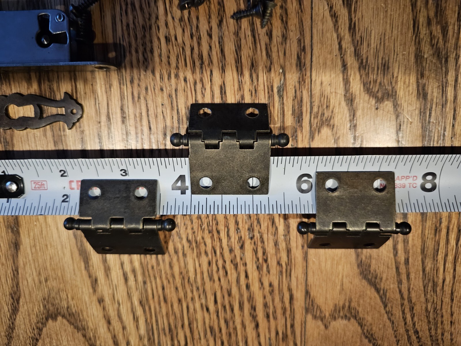 Colonial Sligh Ridgeway Grandfather Clock Complete Door Set 3 Hinges ...