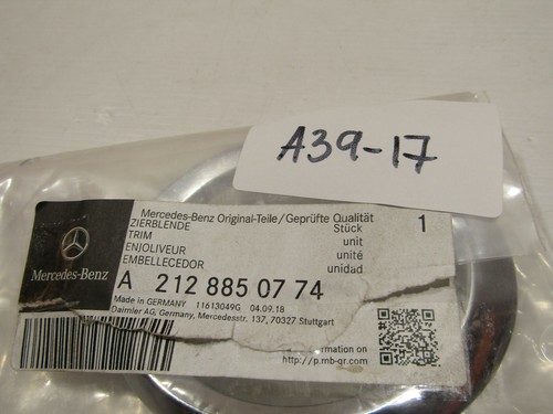 GENUINE MERCEDES E CLASS W212 FOG LIGHT TRIM LEFT FRONT A2128850774 REF ...