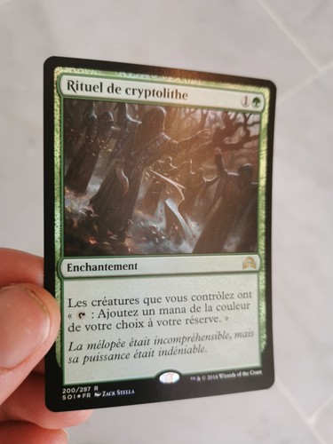 Rituel de cryptolite FOIL / ritual of cryptolith - Innistrad - magic ...