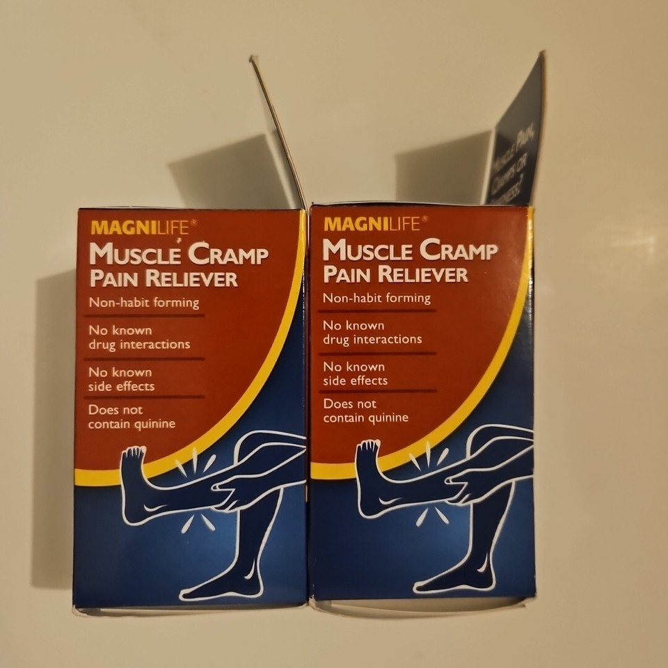 MagniLife Muscle Cramp Pain Reliever 125 Tablets Homeopathic X2 | eBay