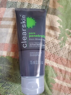 AVON CLEARSKIN PORE PENETRATING BLACK MINERAL MASK ACNE TREATMENT 2.5 ...