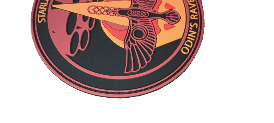 Starlink Odin's Ravens PVC Slap Patch Black Raven under Space Missile ...