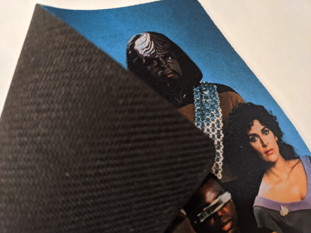 STAR TREK 1701 TNG crew Picard Riker Data COMPUTER MOUSE PAD 9 X 7 inch ...