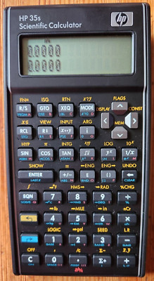 Hewlett Packard HP-35S RPN Calculator for Parts or Repair - Works ...