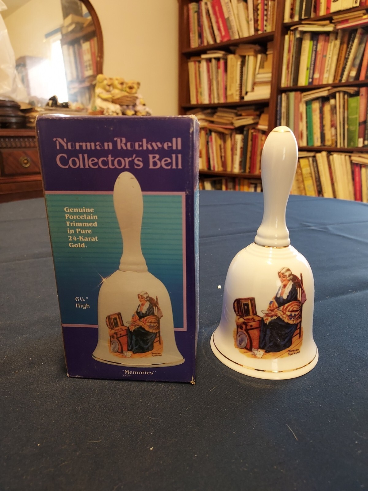 6.25-Inch Genuine Porcelain Norman Rockwell Collector's Bell | eBay