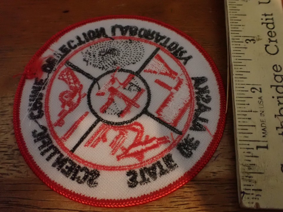ALASKA SCIENTIFIC CRIME DETECTION LAB POLICE OBSOLETE PATCH BX Y #147 ...