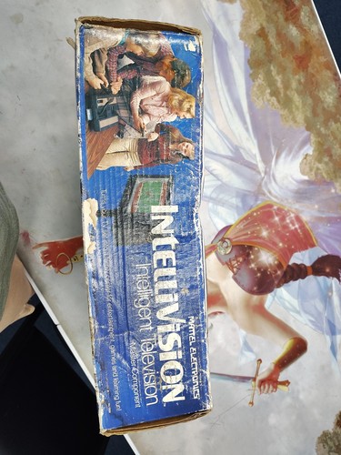 MATTEL INTELLIVISION CONSOLE VINTAGE VIDEO GAME SYSTEM COMPLETE IN BOX ...