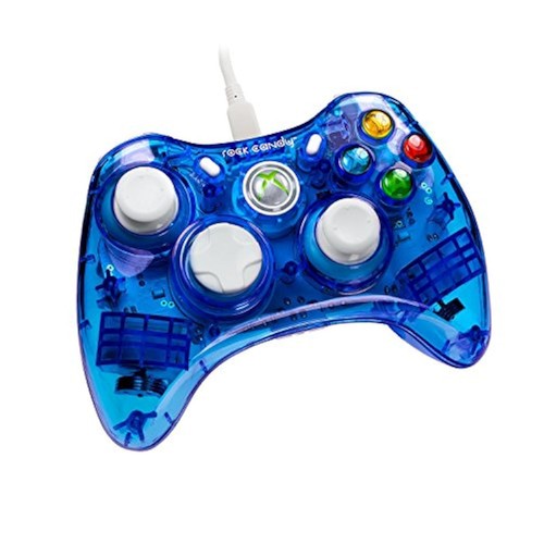 PDP Rock Candy Wired Controller For Xbox 360 Blueberry Boom Gamepad Very Good 4E 708056052041| eBay