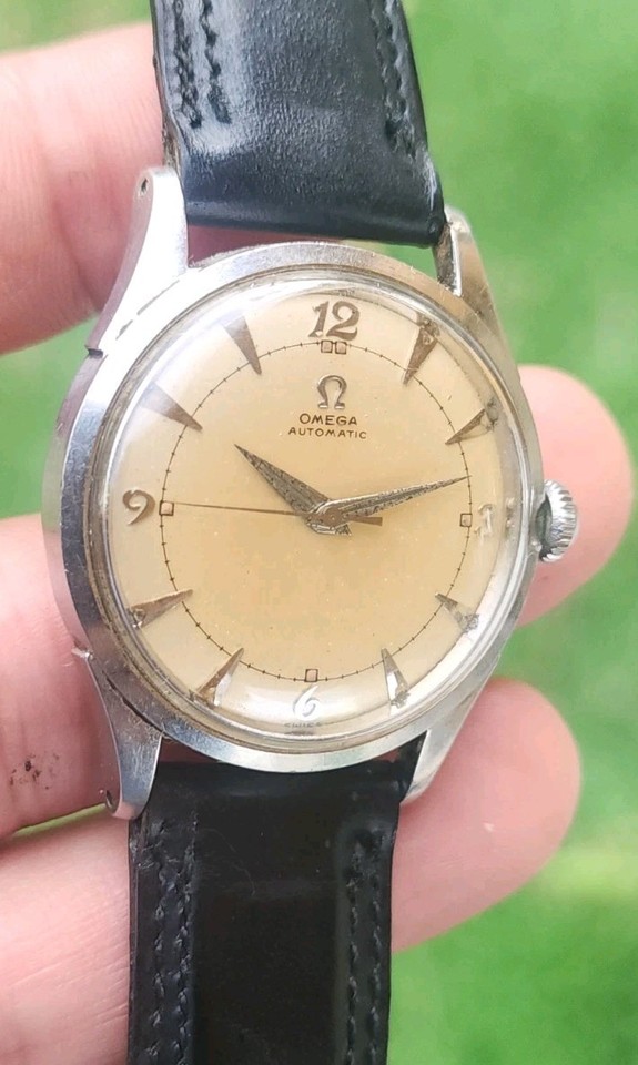 Vintage Omega Automatic Bumper Ref 2635 Cal 351 Men's 1952 Stainles ...