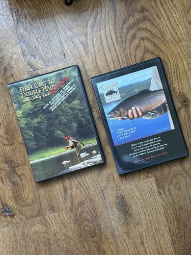 Fly Fishing DVD lot Of 2 Cathy Beck, Minipi Lodge Camp Trout Fishing ...