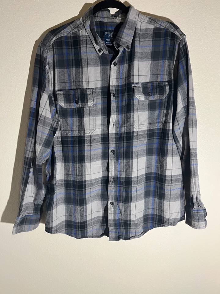 Star Wars Yoda flannel shirt upcycled with custom back patch men's L | eBay