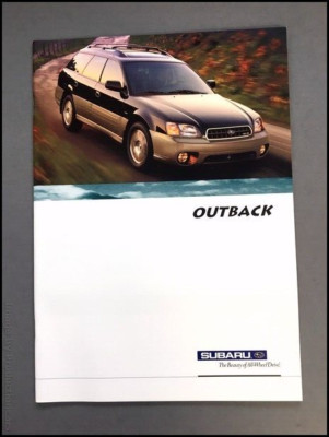 2003 Subaru Outback 40-page Original Car Sales Brochure Catalog | eBay