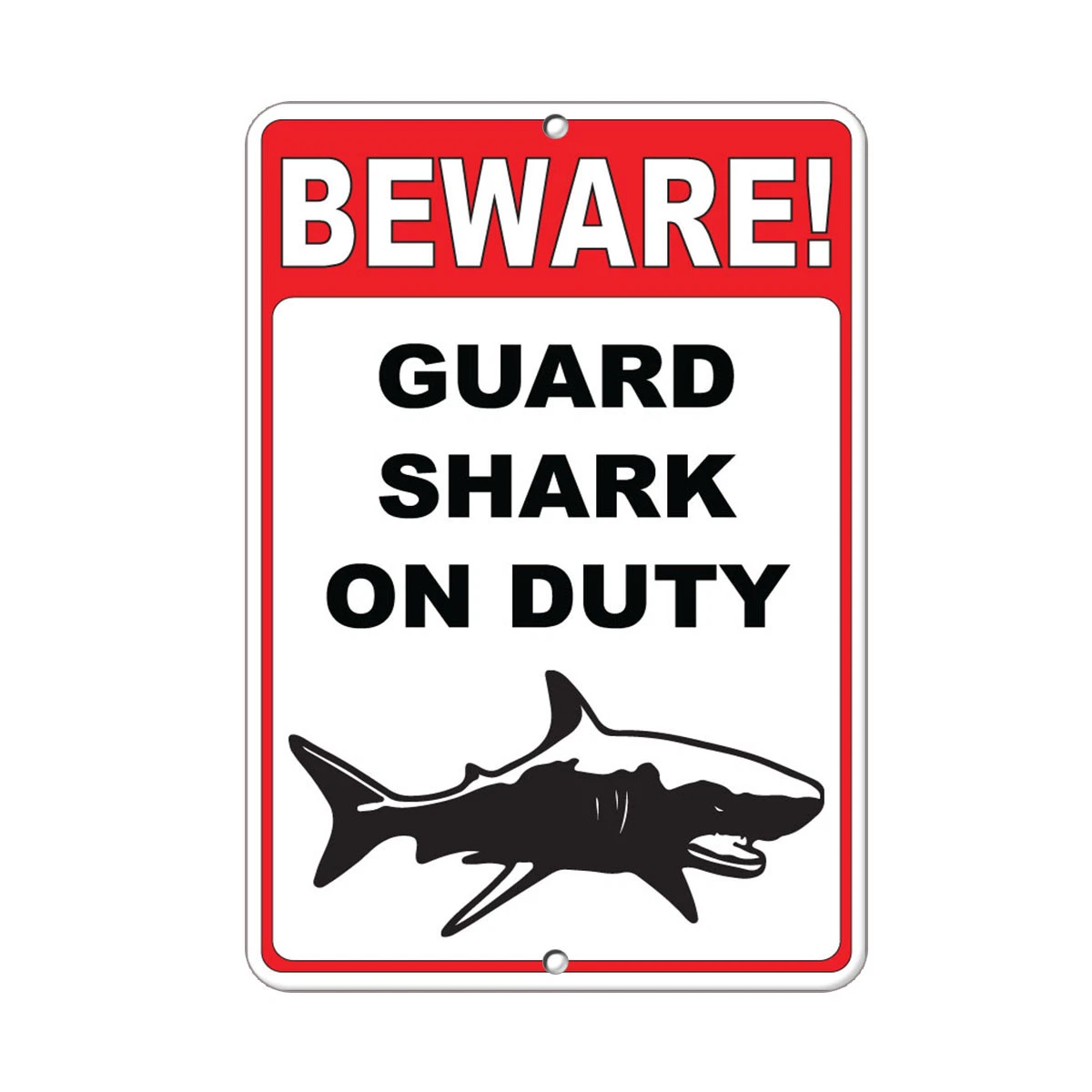 Beware Of Shark Signs