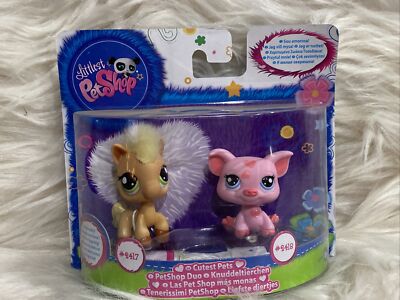 Authentic Lps Littlest Pet Shop 2011 Horse & Pig #2417 #2418 NIB | eBay
