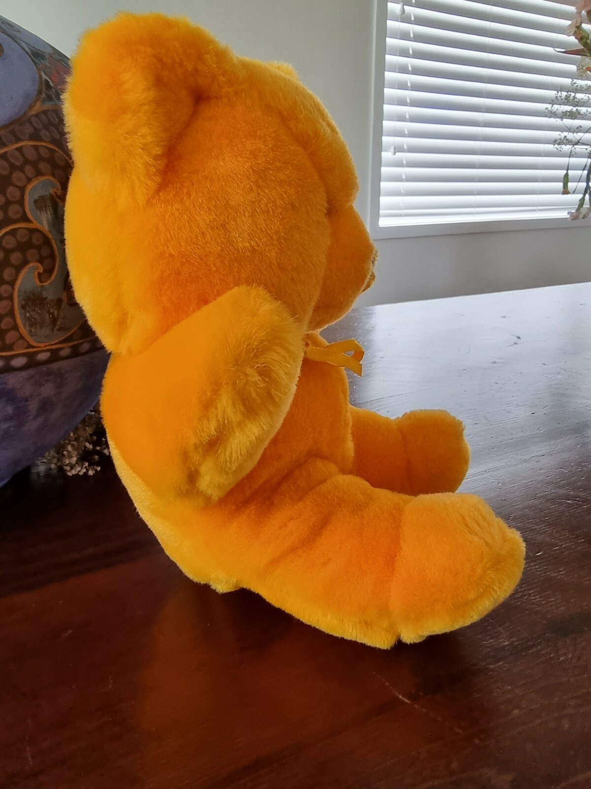 CHOSUN Vintage Plush 12" Teddy Bear Orange Yellow Stuffed Baby Animal ...