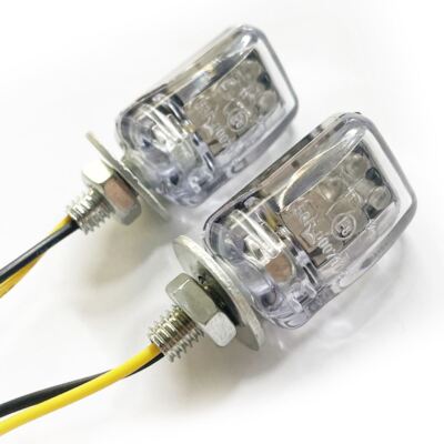 12V LED Motorcycle Micro Indicators/ Turn Signals M6 (Pair) | eBay