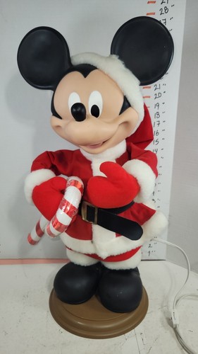 VTG Disney Santa’s Best Christmas 26” Mickey Mouse Candy Cane ...