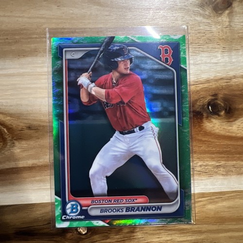 2024 Bowman Chrome Brooks Brannon Green Crater Lunar #BCP-95 | eBay
