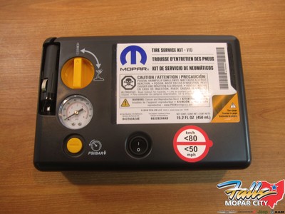 Tire Service Kit For Temporary Seal Of One Tire & Inflator New Mopar ...
