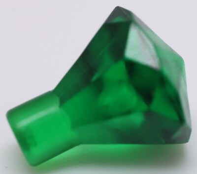 Lego 10x Green Diamond 1 x 1 Jewel 24 Facet Rock | eBay