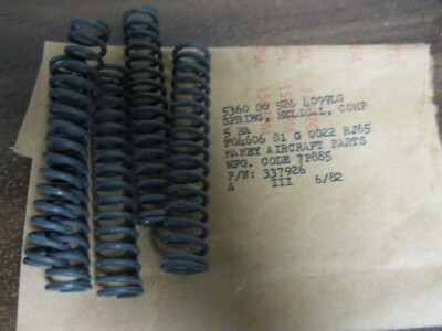 NOS pack of 5 Lockheed Aircraft springs 337926 or 5360-00-526-4099LG | eBay