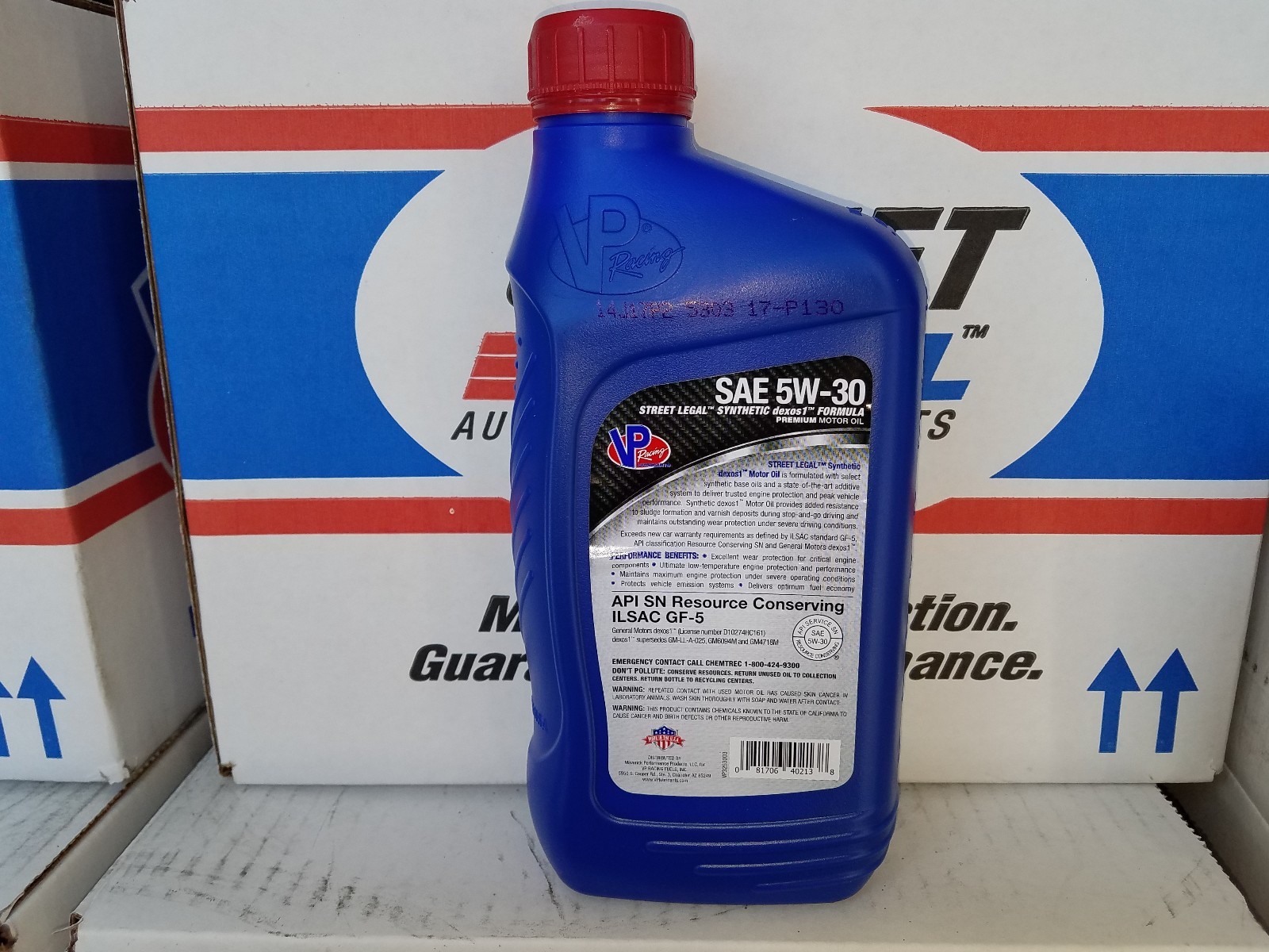 VP Racing 5W30 Street Legal Synthetic Dexos1 Motor Oil | 5W-30 | Full ...