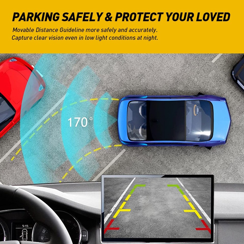 Rear View Camera Back Up Camera For 2015-2017 Ford F150 Truck FL3Z ...