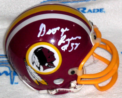 GEORGE ROGERS SIGNED WASHINGTON REDSKINS MINI HELMET - Saints - exact ...