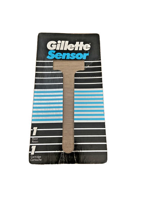GILLETTE Sensor NON-Excel Razor Shaver Handle Cardboard Only | eBay