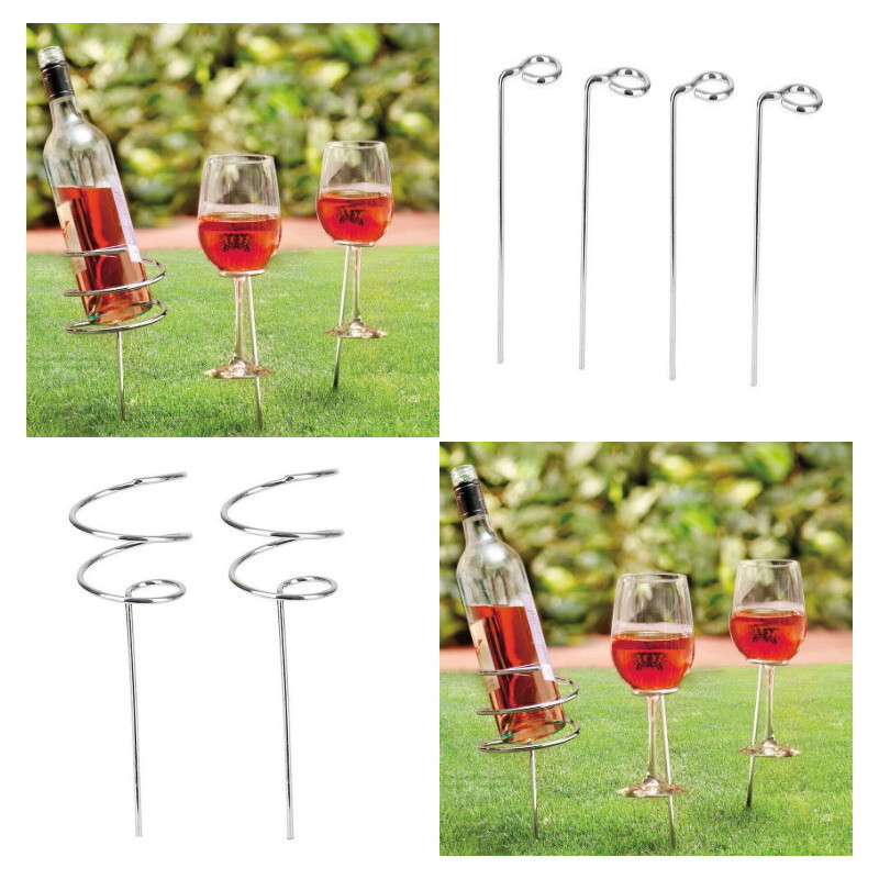Garden Metal Garden Stake Wine