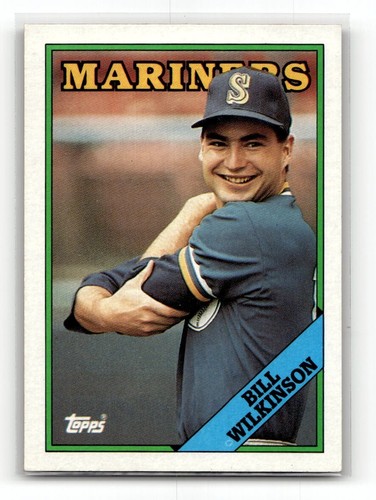 1988 Topps Bill Wilkinson Rookie Seattle Mariners #376 BASEBALL | eBay